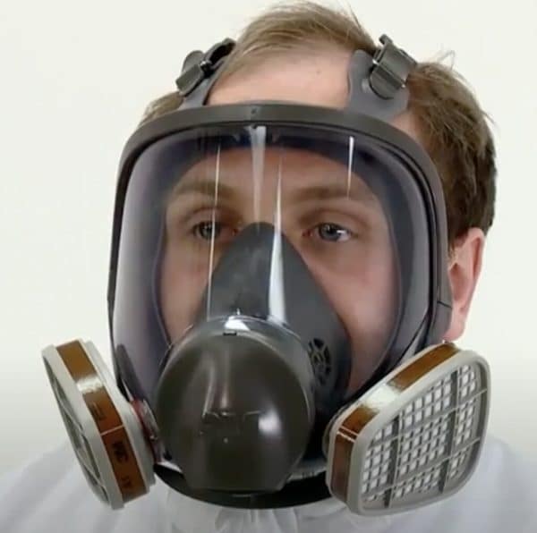 3M Welding Full Face Reusable Respirator Filter Mask, 6000 Series - S ...