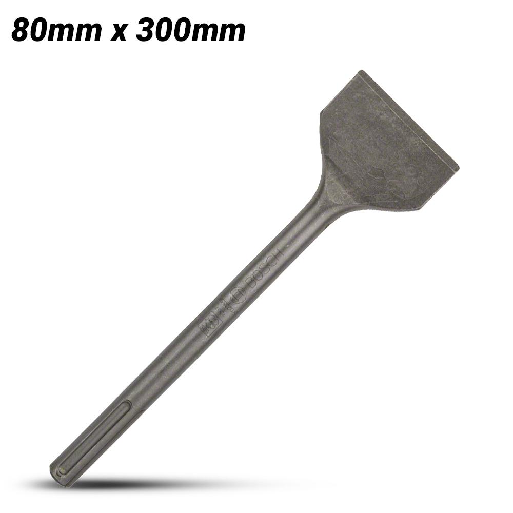 Bosch (1618601019) SDS Max 80mm x 300mm Tile Ceramic Chisel Drill Bit ...