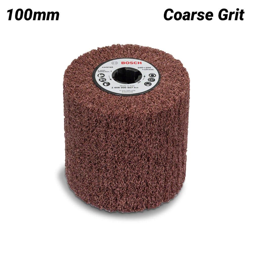 Bosch (2608000607) 100mm x 19mm Coarse Grit Flap Sanding Disc Wheel ...