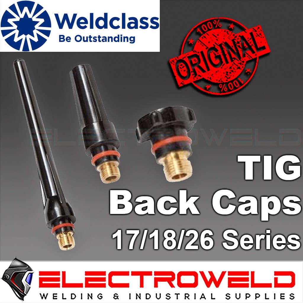 2 X Weldclass TIG Welding Torch Back Cap - Long / Short / Medium - For ...