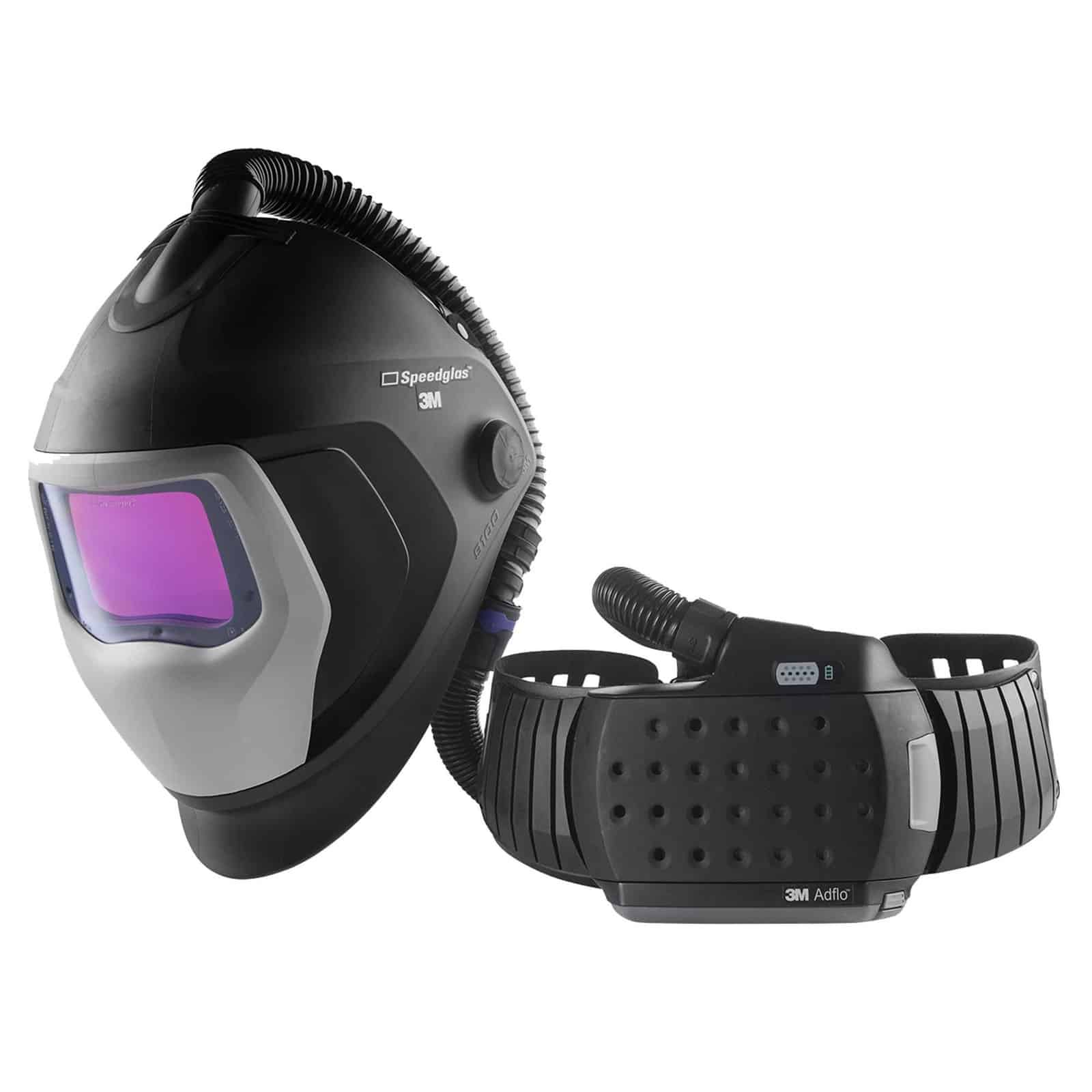 3M Speedglas Welding Helmet 9100xxi + Adflo Papr + Hose Cover ...