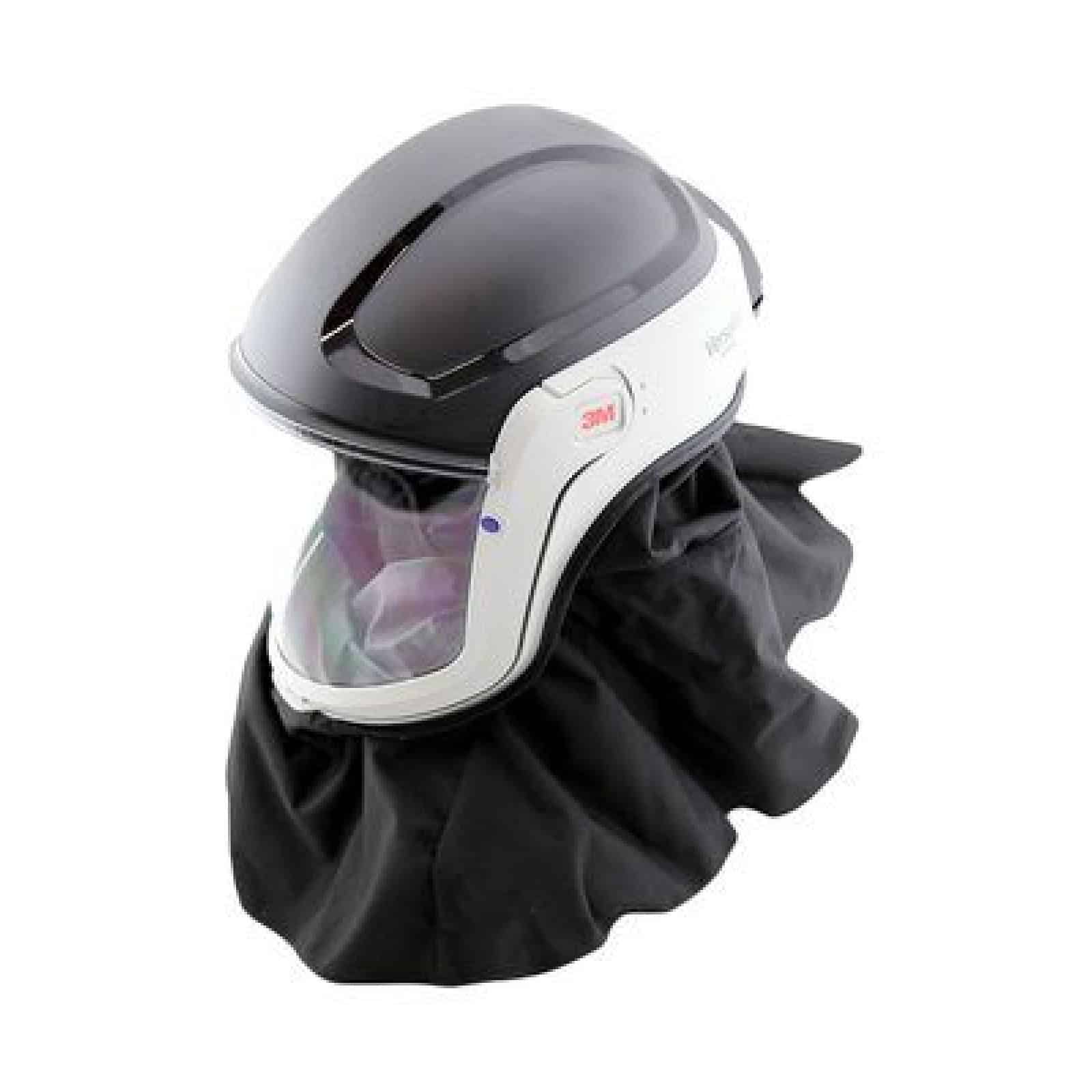 3M Versaflo M-407 Flip-up Face Shield & Safety Helmet With Adflo PAPR ...