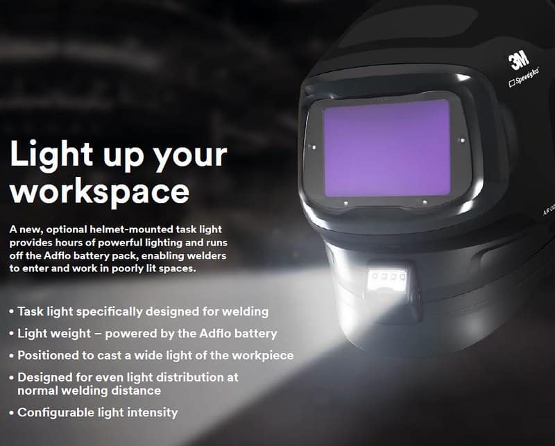 3m Speedglas Task Light Kit For G5-01 Welding Helmet, Incl Cables ...