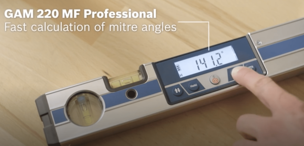 Bosch Angle Measurer Digital Laser Inclinometer Level, GAM 220 MF ...