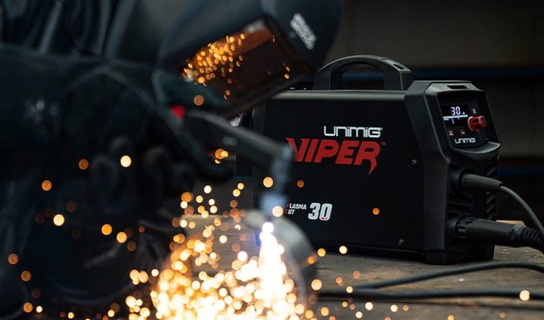 Unimig Viper Cut 30 Mark II 2 Plasma Cutter + Sc30 Torch + Helmet ...