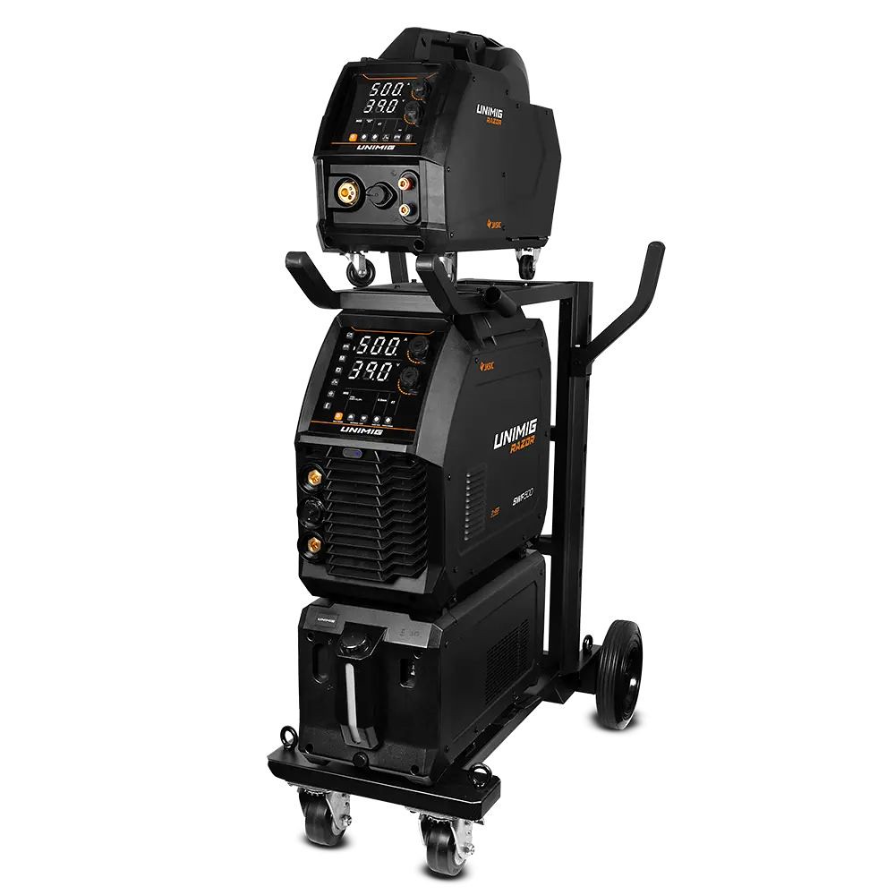 UNIMIG Razor SWF 500 Welder Mig Tig Stick MMA 415V Machine + M350 Torch U11214 - Electroweld ...