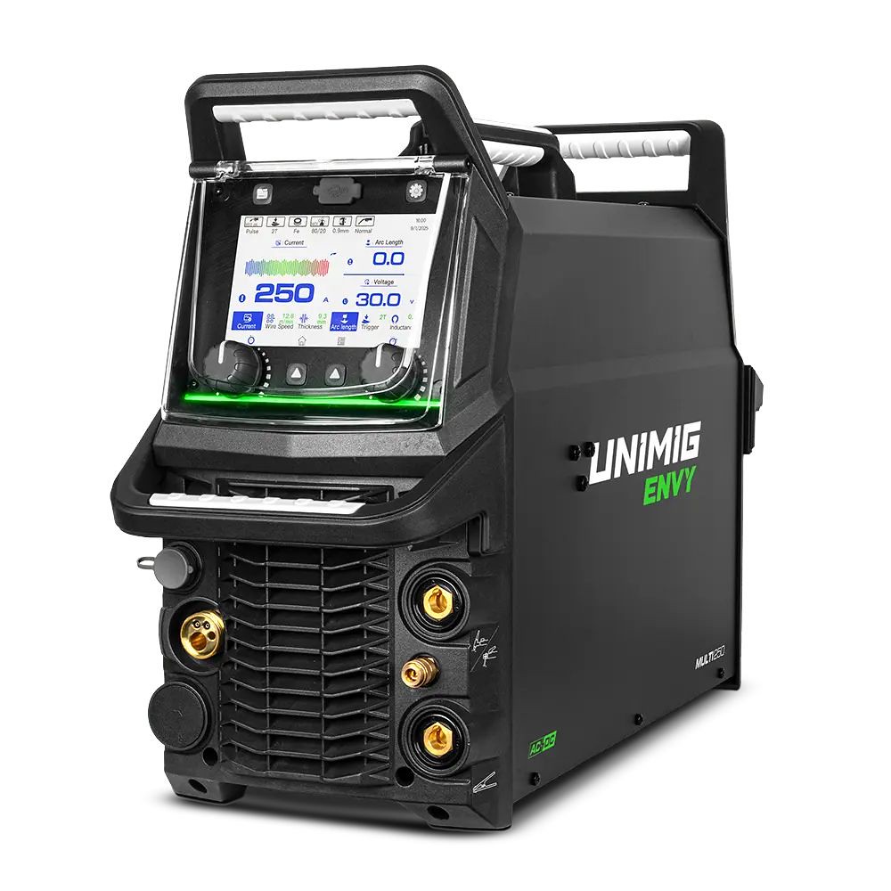 UNIMIG Envy Multi 250 AC/DC Mig Tig Stick Welder + Torch ACDC U11238 ...